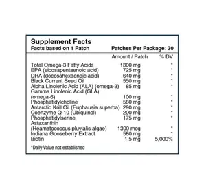 PATCHAID Omega-3 Vitamin Patch