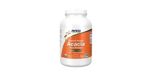 NOW FOODS Acacia Fiber Organic Powder - No Color