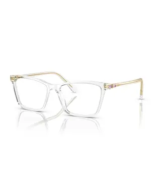SWAROVSKI Eyeglasses With Crystal Embellishments - Transparent
