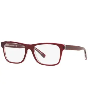 LENSCRAFTERS Ec2002 Square Eyeglasses - Red