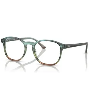 Ray-ban Phantos Eyeglasses - Striped Blue,green