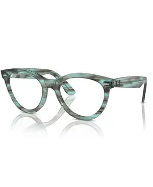 Ray-ban Ray-Ban Wayfarer Eyeglasses Striped Transparent Green