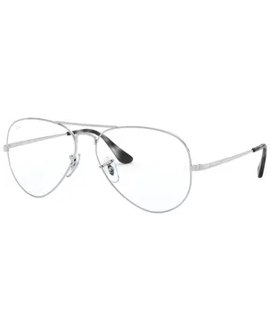 Ray-ban Aviator Eyeglasses - Silver