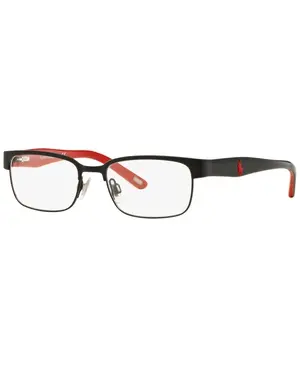 Polo Ralph Lauren Rectangle Eyeglasses - Matte Blac