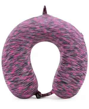 MIAMI CARRYON Memory Foam Travel Neck Pillow - Pink,black