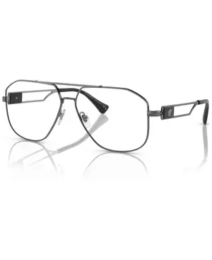 Versace Pilot Eyeglasses - Gray