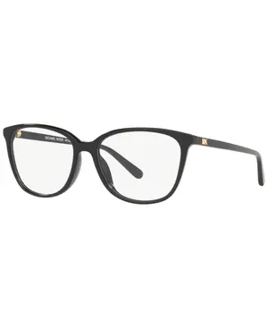 Michael Kors Michael Kors Santa Clara Rectangle Eyeglasses Black