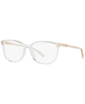 Michael Kors Santa Clara Rectangle Eyeglasses - Transparent