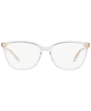 Michael Kors Santa Clara Rectangle Eyeglasses - Transparent