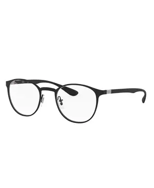 Ray-ban Round Eyeglasses - Matte Blk