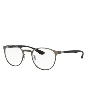 Ray-ban Round Eyeglasses - Matte Gun