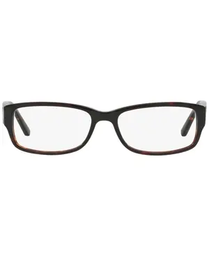 SFEROFLEX Rectangular Full Rim Eyeglasses - Havana