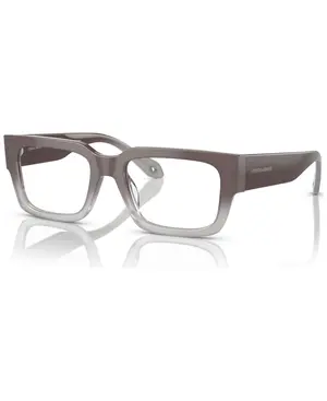 Giorgio Armani Giorgio Armani Rectangle Eyeglasses Gradient Brown,blue