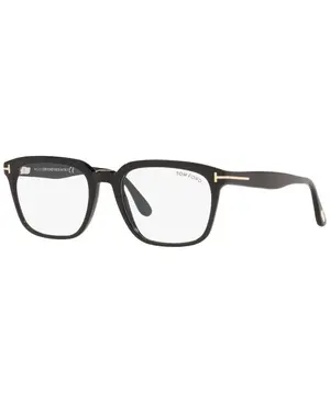 TOM FORD Square Eyeglasses - Shiny Black
