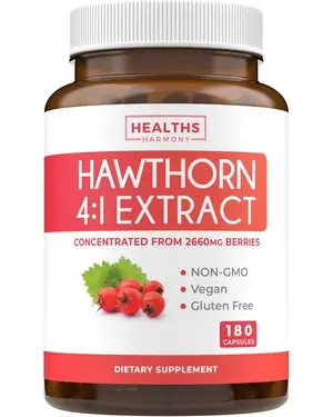 HEALTHS HARMONY Hawthorn Berry Capsules - No Color
