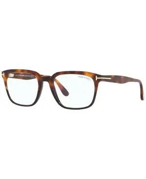 TOM FORD Square Eyeglasses - Dark Havana