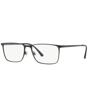 Giorgio Armani Rectangle Eyeglasses - Matte Blk