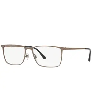 Giorgio Armani Rectangle Eyeglasses - Matte Bron