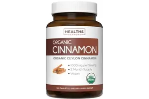 HEALTHS HARMONY Organic Ceylon Cinnamon Tablets - No Color
