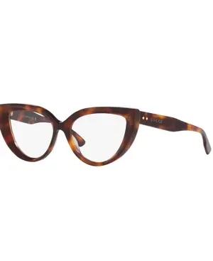 Gucci Cat Eye Eyeglasses - Tortoise
