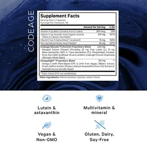 CODEAGE Eyes Vitamins Areds 2 Based Formula Supplement 2-month Supply