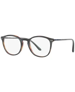 Giorgio Armani Phantos Eyeglasses - Grey Horn