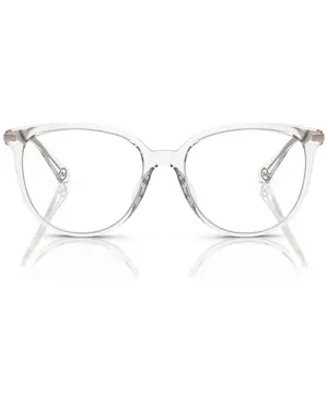 Michael Kors Round Eyeglasses - Clear Transparent