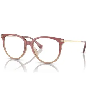 Michael Kors Round Eyeglasses - Dusty Rose Light Brown
