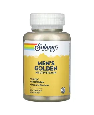 SOLARAY Golden Multivitamin 90 Capsules - Assorted Pre-pack (see Table 9