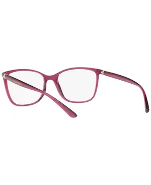 Dolce & Gabbana Rectangle Eyeglasses - Transparent Dark Cherry
