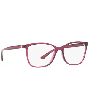 Dolce & Gabbana Rectangle Eyeglasses - Transparent Dark Cherry