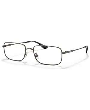 Brooks Brothers Rectangle Eyeglasses - Matte Gunmetal