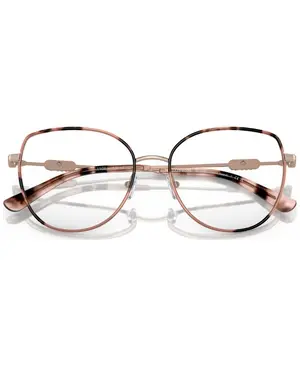 Michael Kors Irregular Eyeglasses - Rose Gold-tone,pink Tortoise