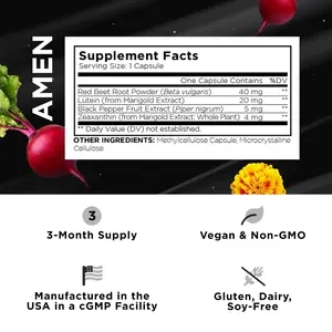 Amen Eyes Lutein Zeaxanthin Supplement Eyes Vitamins
