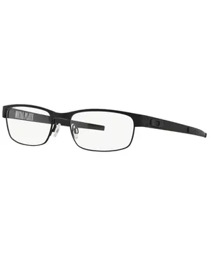 Oakley Oakley Metal Plate Rectangle Eyeglasses Matte Blac