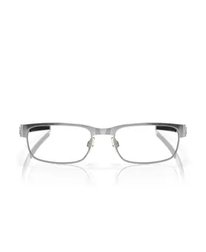 Oakley Metal Plate Rectangle Eyeglasses - Silver