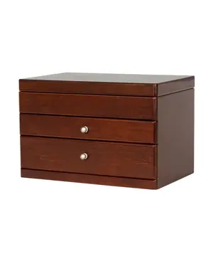 MELE & CO Brisbane Wooden Jewelry Box - Brown