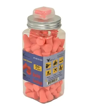 G & F PRODUCTS Foam Ear Plugs - Orange