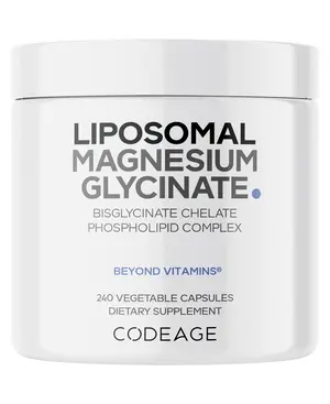 CODEAGE Liposomal Magnesium Glycinate Supplement - White