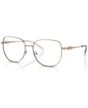 Michael Kors Square Eyeglasses - Rose Gold Tone