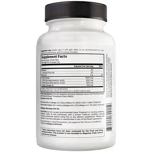 Amen Omega-3 Supplement 1500mg High-potency Daily Omega 3 Epa And Dha Fatty Acids Fish Oil 45-day Supply Omega 3 Fatty Acid Supplements