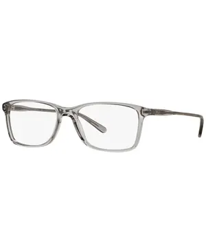 Polo Ralph Lauren Rectangle Eyeglasses - Semi-shiny Transparent Gray