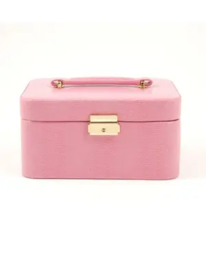 BEY-BERK Lizard Debossed Jewelry Box
