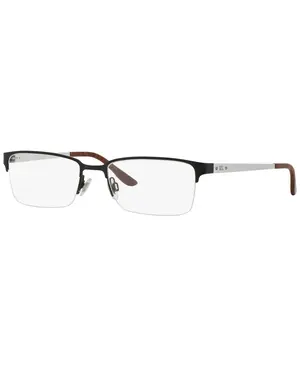 Ralph Lauren Rectangle Eyeglasses - Shiny Blac
