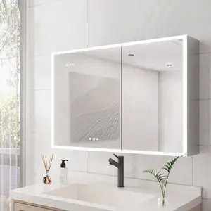STREAMDALE FURNITURE Streamdale Adjustable Smart Mirror With Display