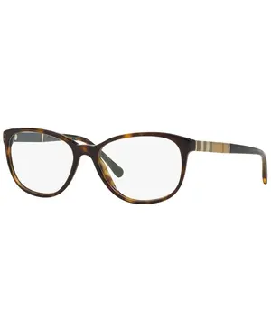 Burberry Square Eyeglasses - Dk Havana