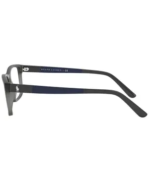 Polo Ralph Lauren Rectangle Eyeglasses - Transparent Gray