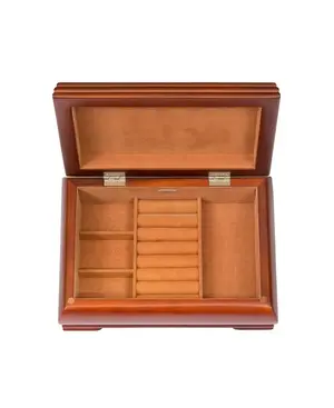 MELE & CO Mele Co. Carmen Wooden Jewelry Box In Finish