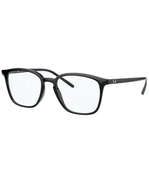 Ray-ban Square Eyeglasses - Shiny Black