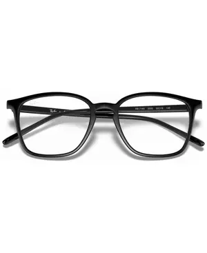 Ray-ban Square Eyeglasses - Shiny Black